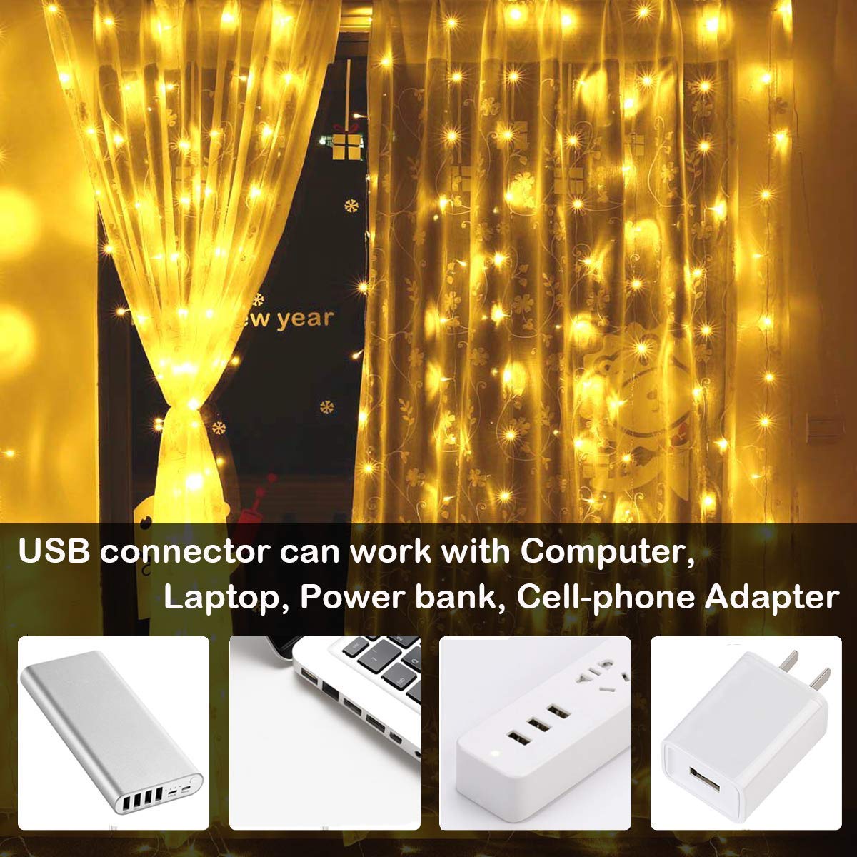 [灯光照明 ]现货爆款led星星灯遥控彩灯usb网红浪漫少女心房间装饰铜线窗帘灯外贸厂家货源、批发价格、地址-CCEE跨境电商智能选品平台