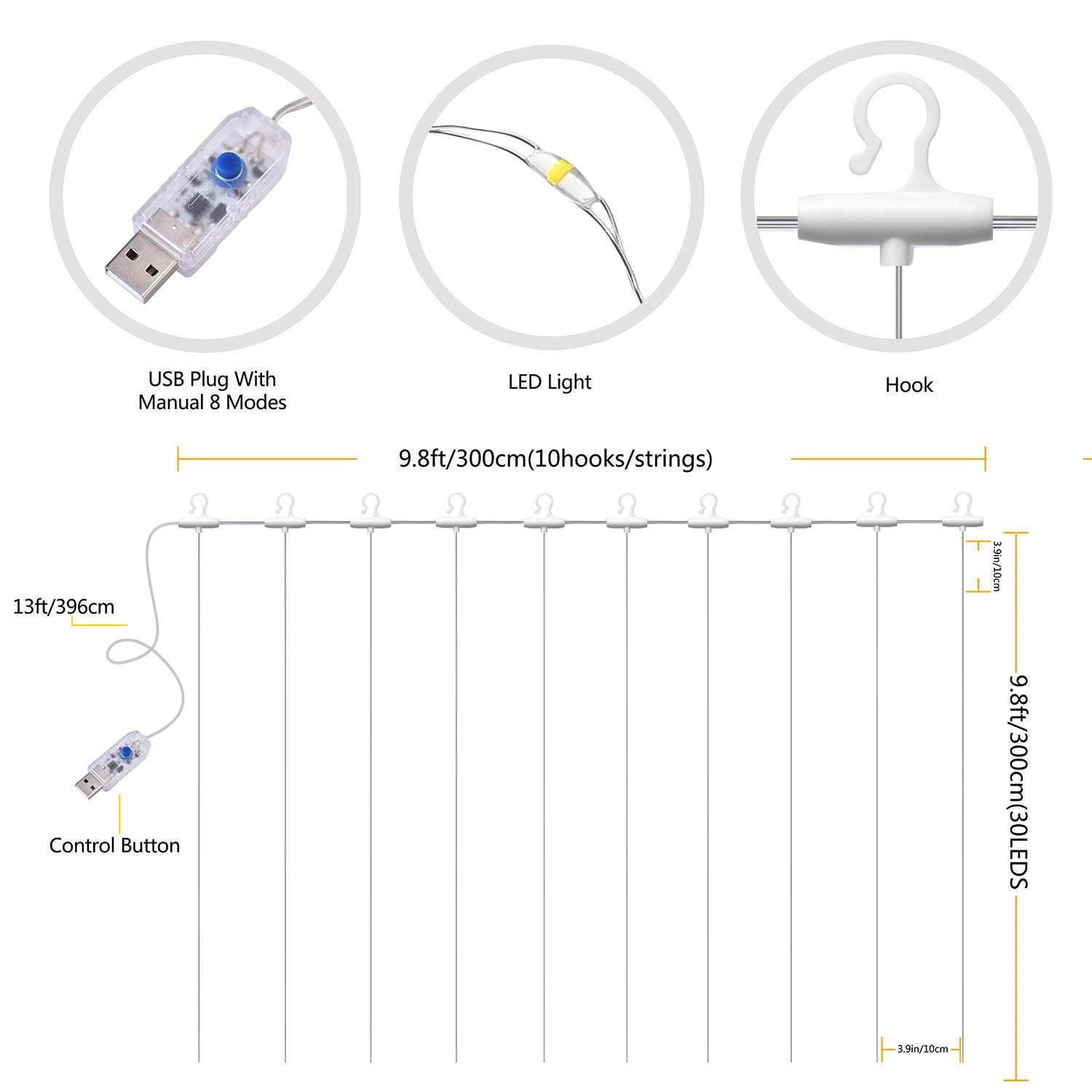 [灯光照明 ]现货爆款led星星灯遥控彩灯usb网红浪漫少女心房间装饰铜线窗帘灯外贸厂家货源、批发价格、地址-CCEE跨境电商智能选品平台